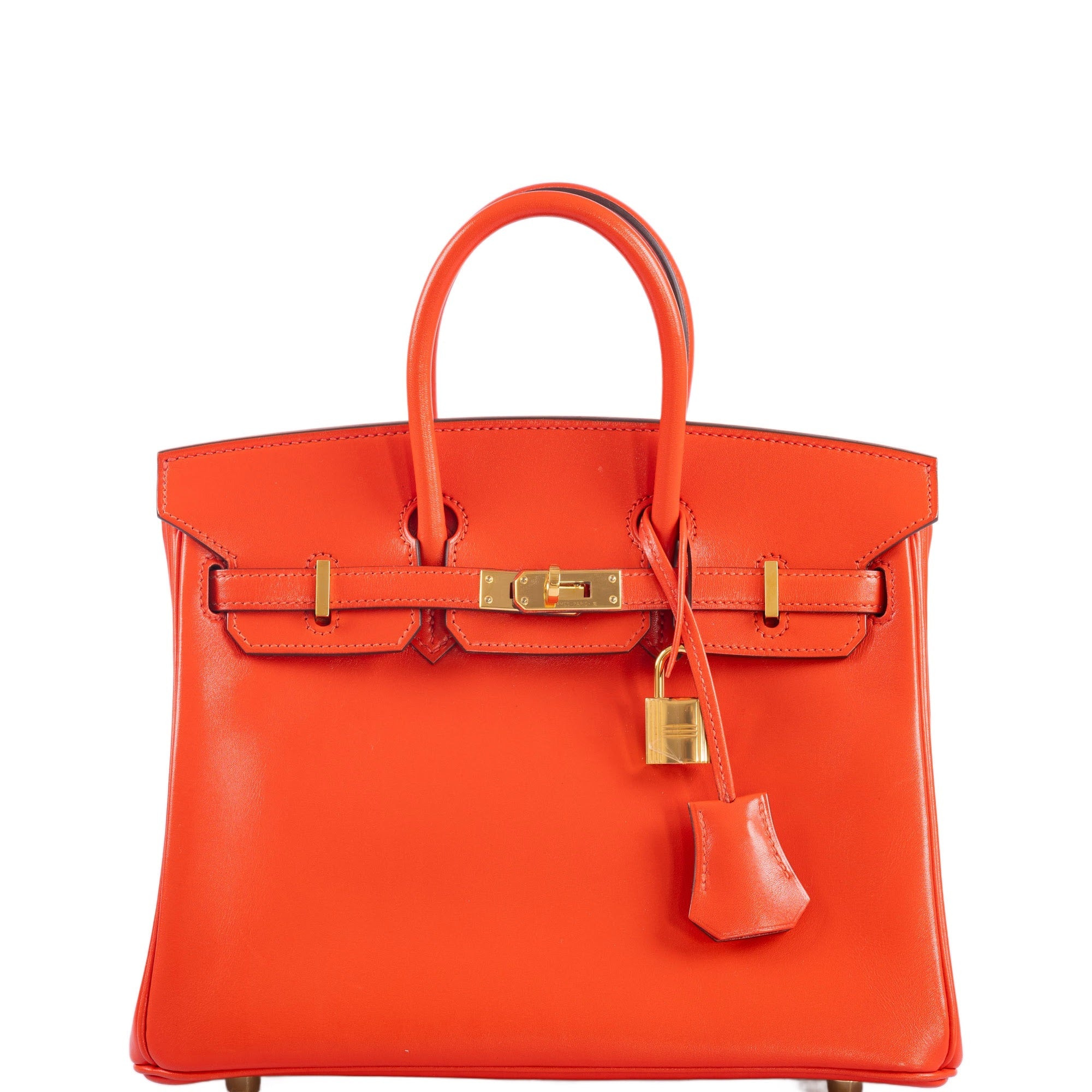 Hermès Birkin 25 Capucine Tadelakt leather Gold Hardware | JANEFINDS