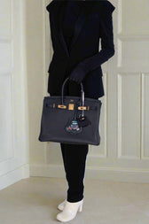 Hermès Birkin 35 Black Togo Gold Hardware | JANEFINDS