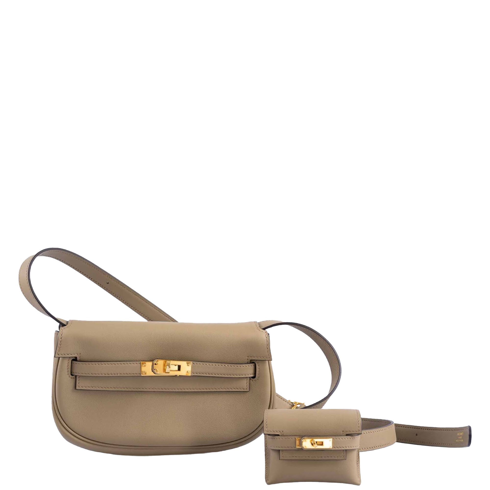 Hermès Kelly Moove in Beige Marfa Swift Leather Gold Hardware | JANEFINDS