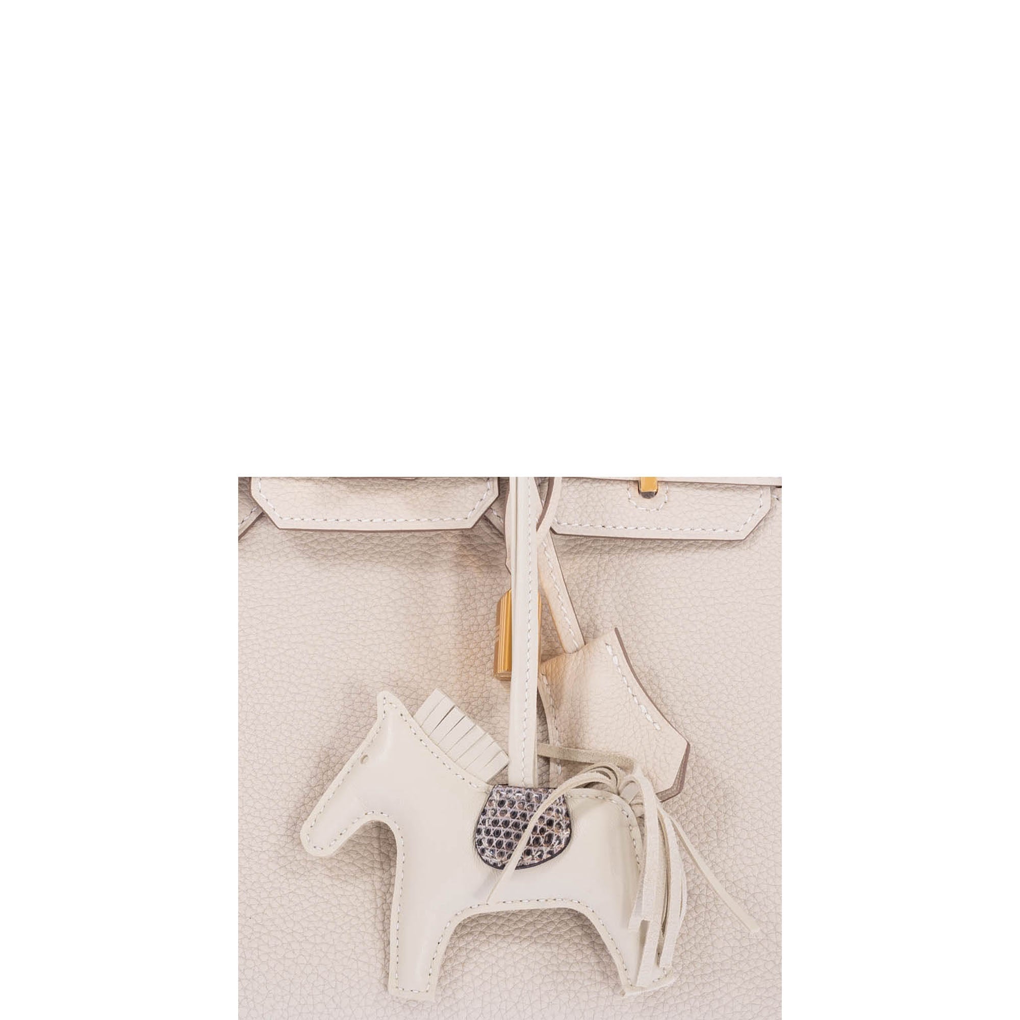 Hermès Rodeo Grigri Touch Craie with Ombré Lizard PM | JANEFINDS