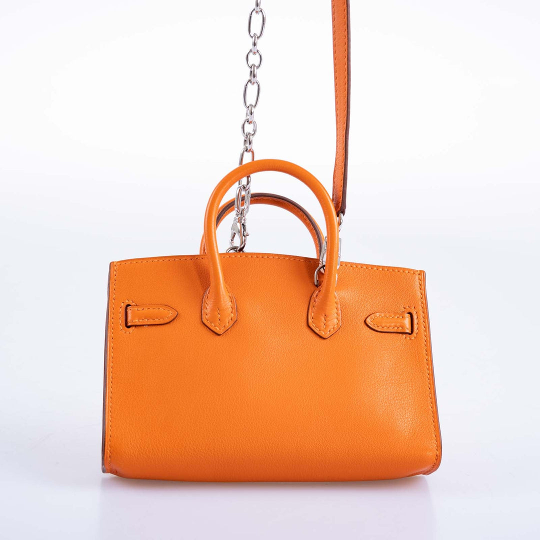Hermès Birkin 15 Micro Orange Swift with Palladium Hardware – JaneFinds