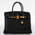 Hermès Birkin 30 Black Navillo Taurillon Leather Gold Hardware - 2020,