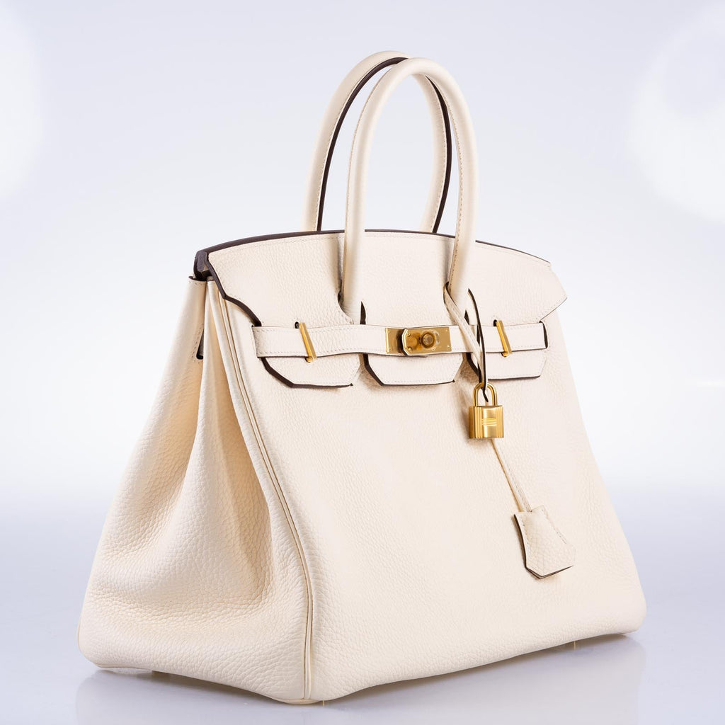 Hermès Birkin 35 Nata Clemence with Gold Hardware – JaneFinds