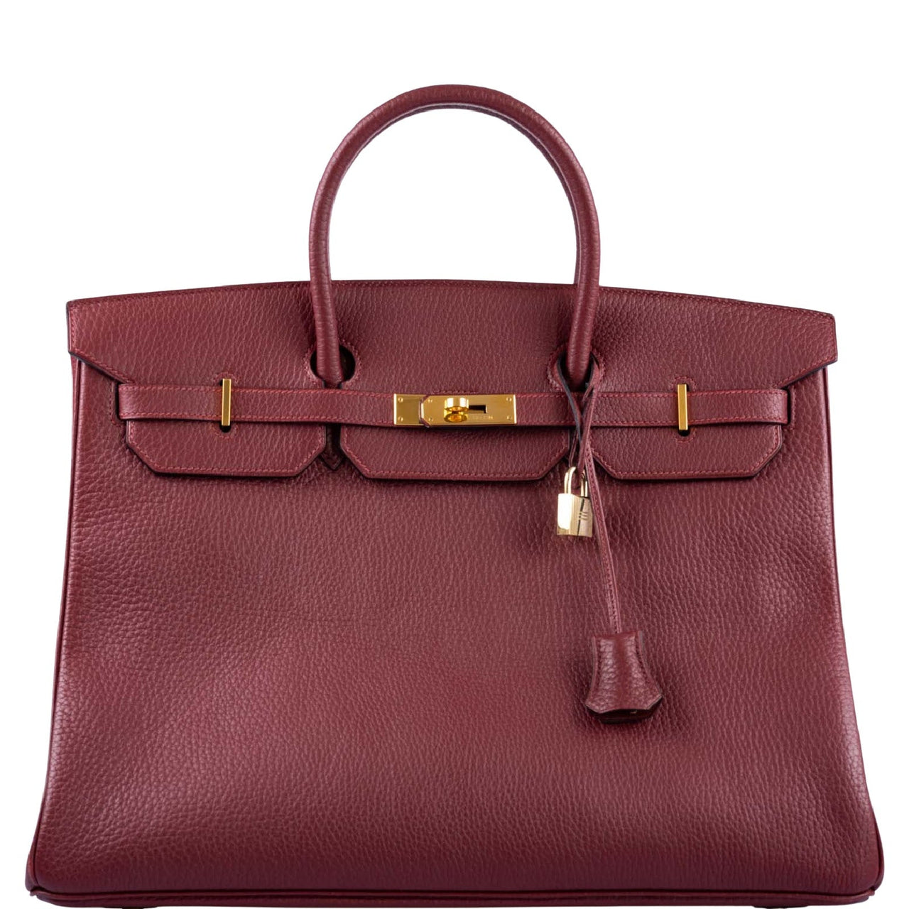 Hermès Birkin 40 Rouge H Vachette Fjord with Gold Hardware – JaneFinds