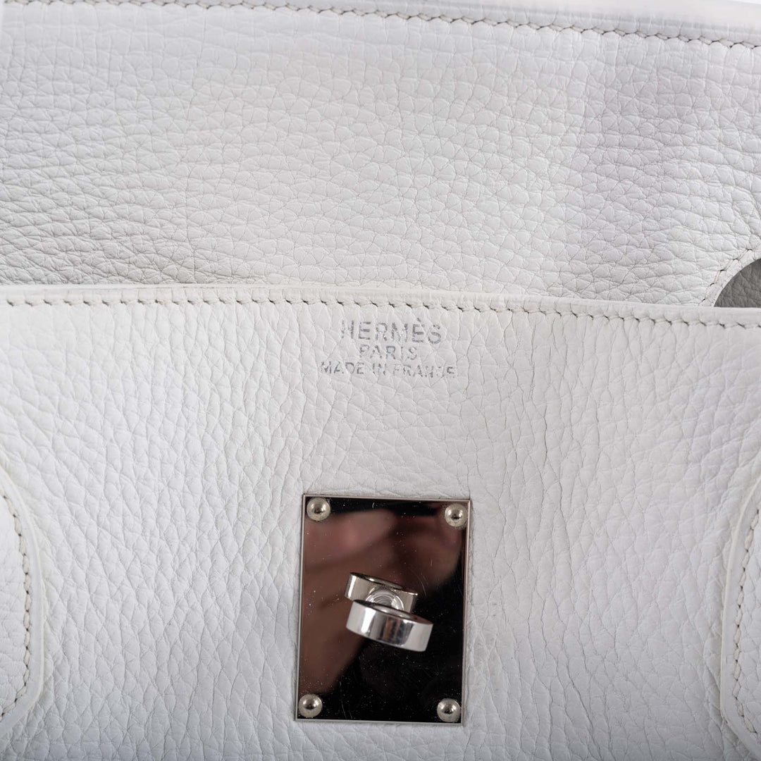 Hermès Birkin 55 White Togo Palladium Hardware Travel Bag – JaneFinds